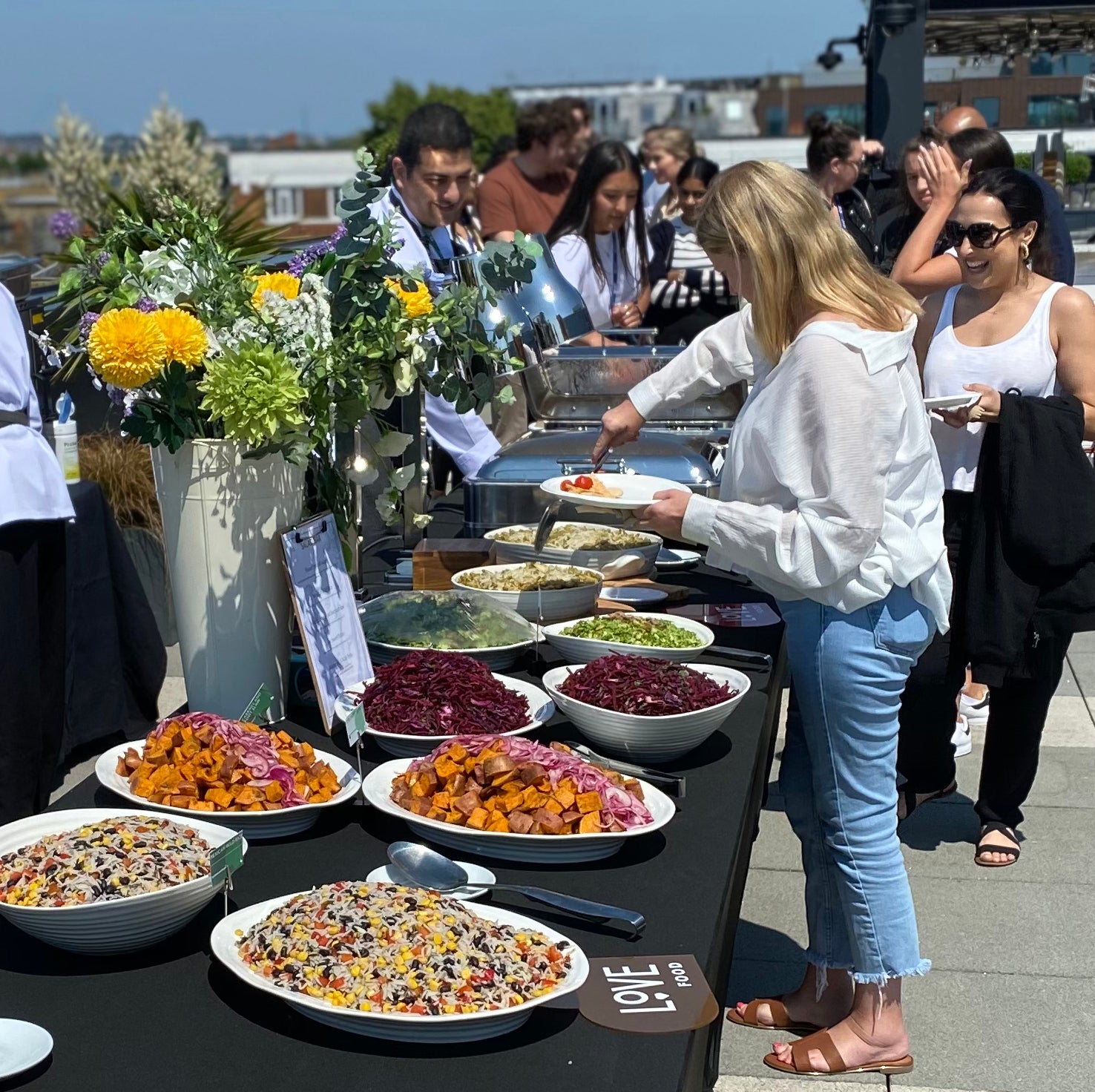 Corporate Buffets London | Bespoke Lunch Buffets London – Love Food